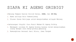 Ki Ageng Gribig | PPTX