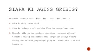 Ki Ageng Gribig | PPTX