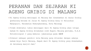 Ki Ageng Gribig | PPTX