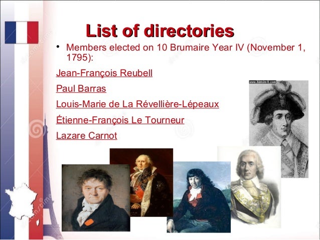 The French Revolution: The Directory by Kiara and Alexia