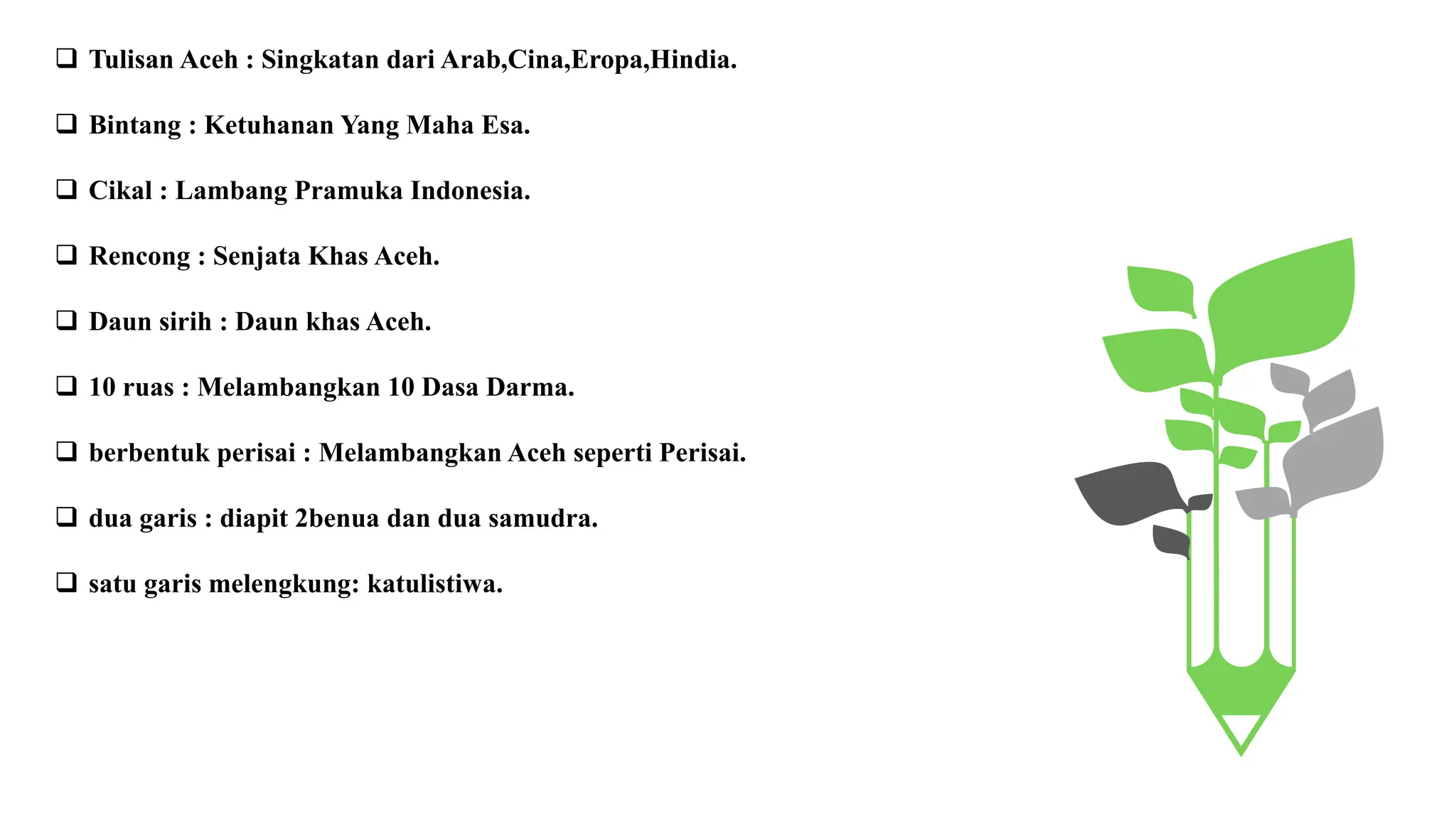 KIASAN BANTARA, LAMBANG PRAMUKA ACEH, SANGGA..pptx