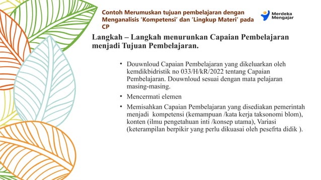 KIAT_MENURUNKAN_Capaian Pembelajaran_KE_TP1 | PPT