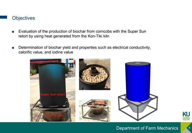 Corncob biochar production using Super Sun retort combined with Kon-Tiki kiln | PDF ...