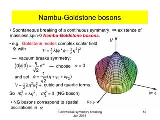Spontaneous symmetry breaking in gauge theories | PPTX