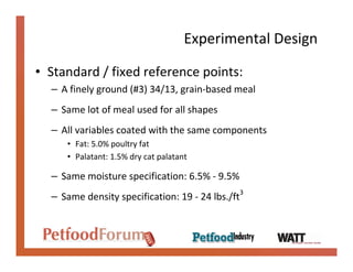 Kibble Shape And Its Effect On Palatability | PDF