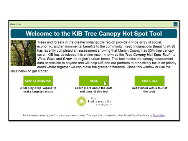 Keep Indianapolis Beautiful - Canopy Planner and Tree Plotter Software ...