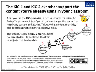 KiC-1 PowerPoint v6 para practicar kata en school | PPT