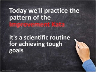 KiC-1 PowerPoint v6 para practicar kata en school | PPT