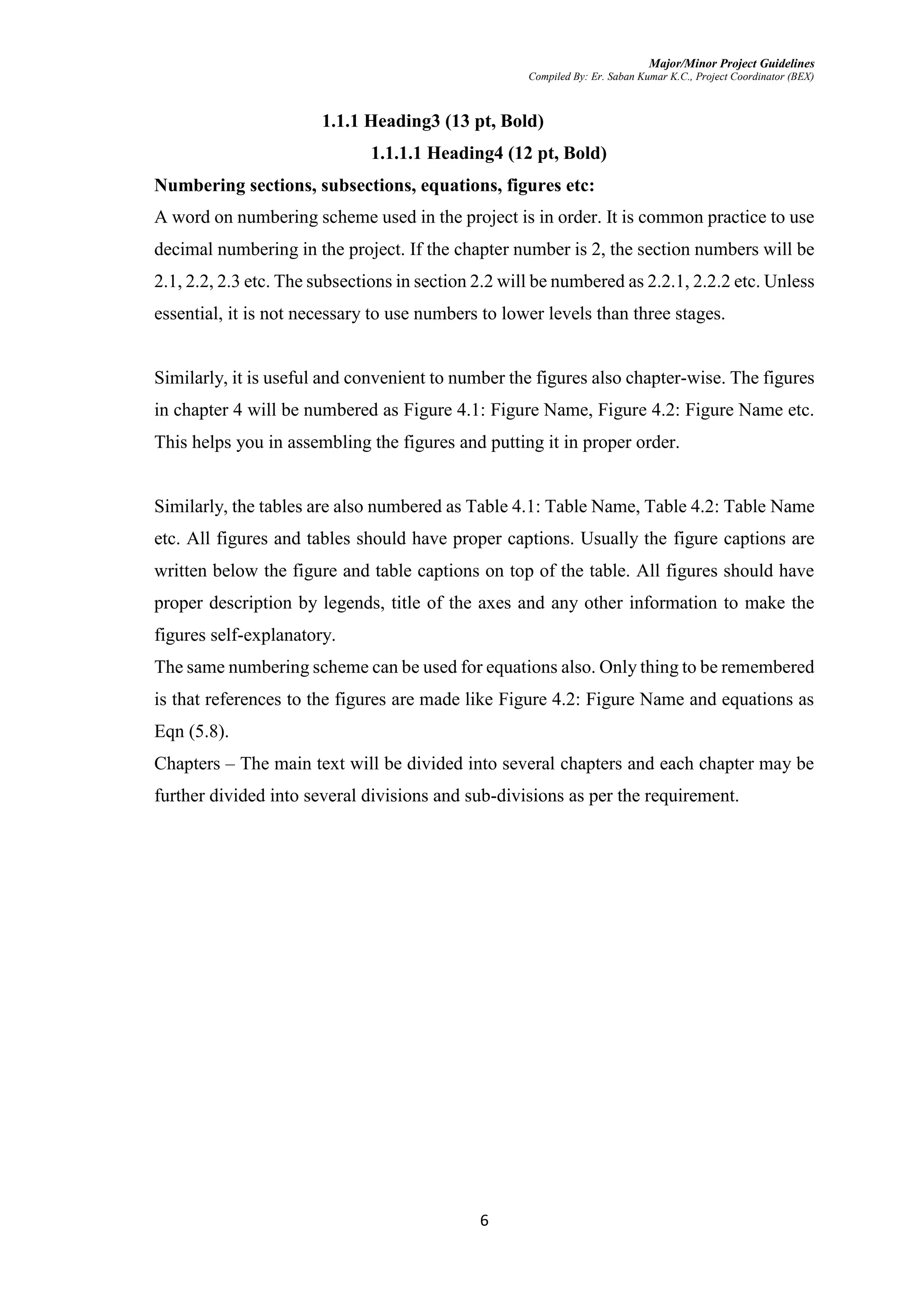 Major/Minor Project Guidelines for BE-Electronics and Communication | PDF