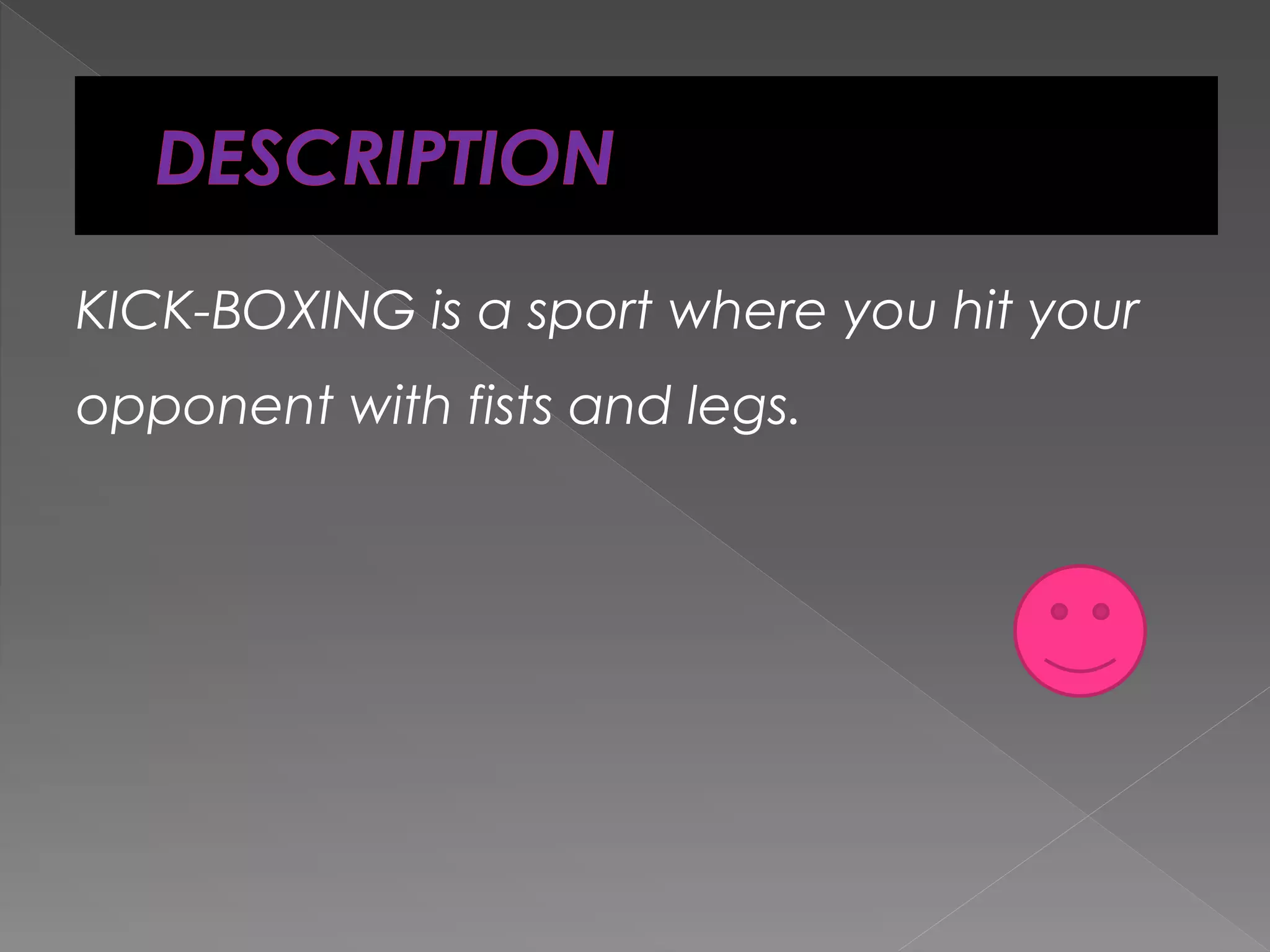Kick-boxing | PPTX