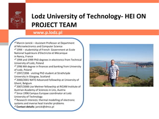 Lodz University of Technology presentation | PPT