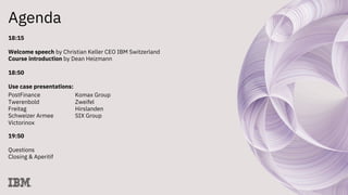 Kick-Off Presentation of IBM Challenge Zürich | PDF