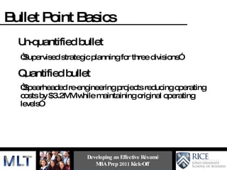 Kick Off Resume Presentation Final | PPT