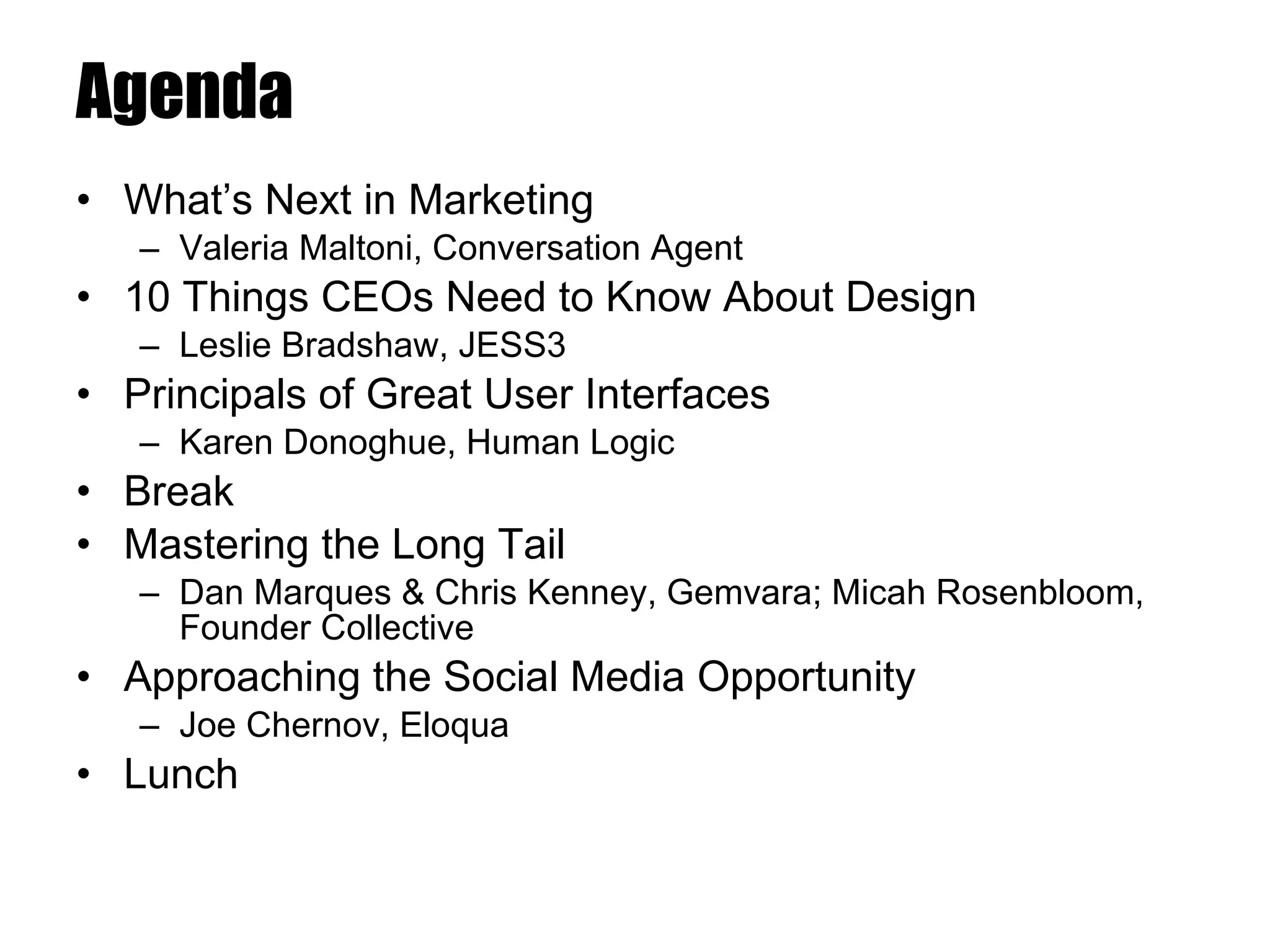 Welcome and Opening Remarks | PPT