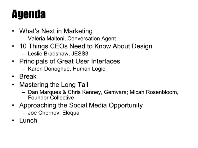 Welcome and Opening Remarks | PPT