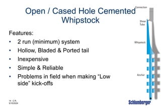 Kick-Off Techniques motor drilling side track | PPT