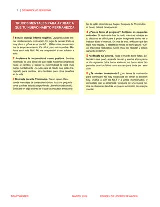 Deshazte de un mal hábito | PDF