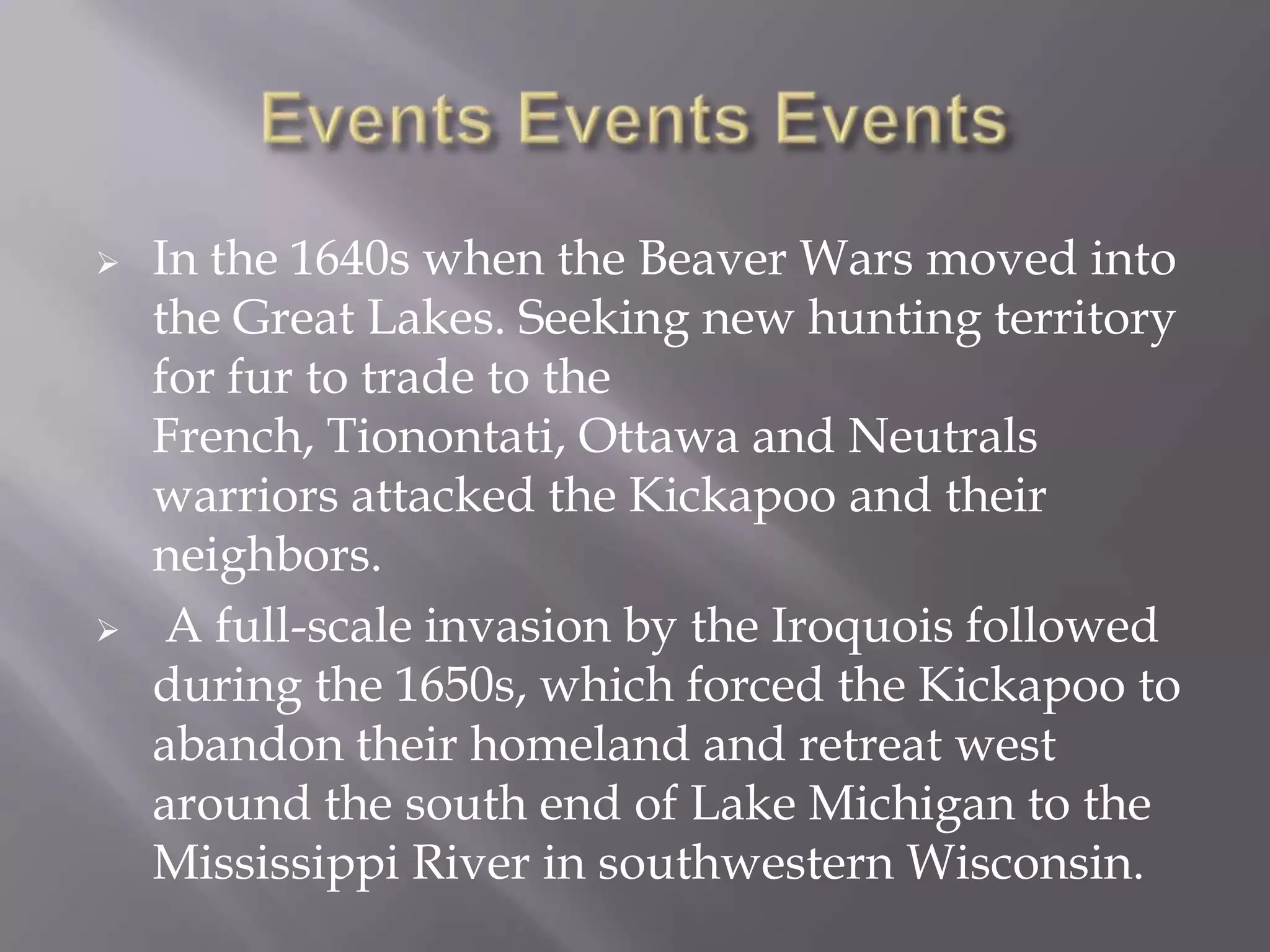 Kickapoo Presentation | PPTX