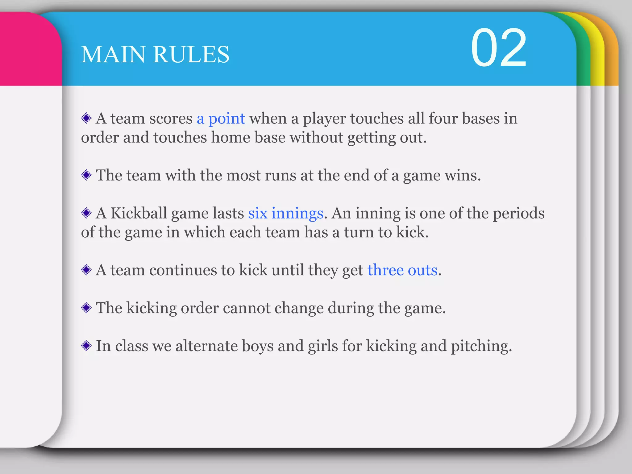 PLAYING KICKBALL | PPTX