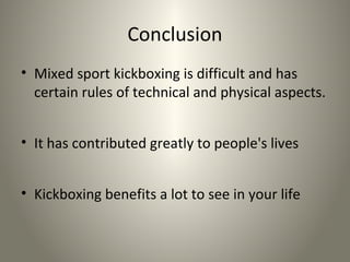 Kickboxing Sport | PPT