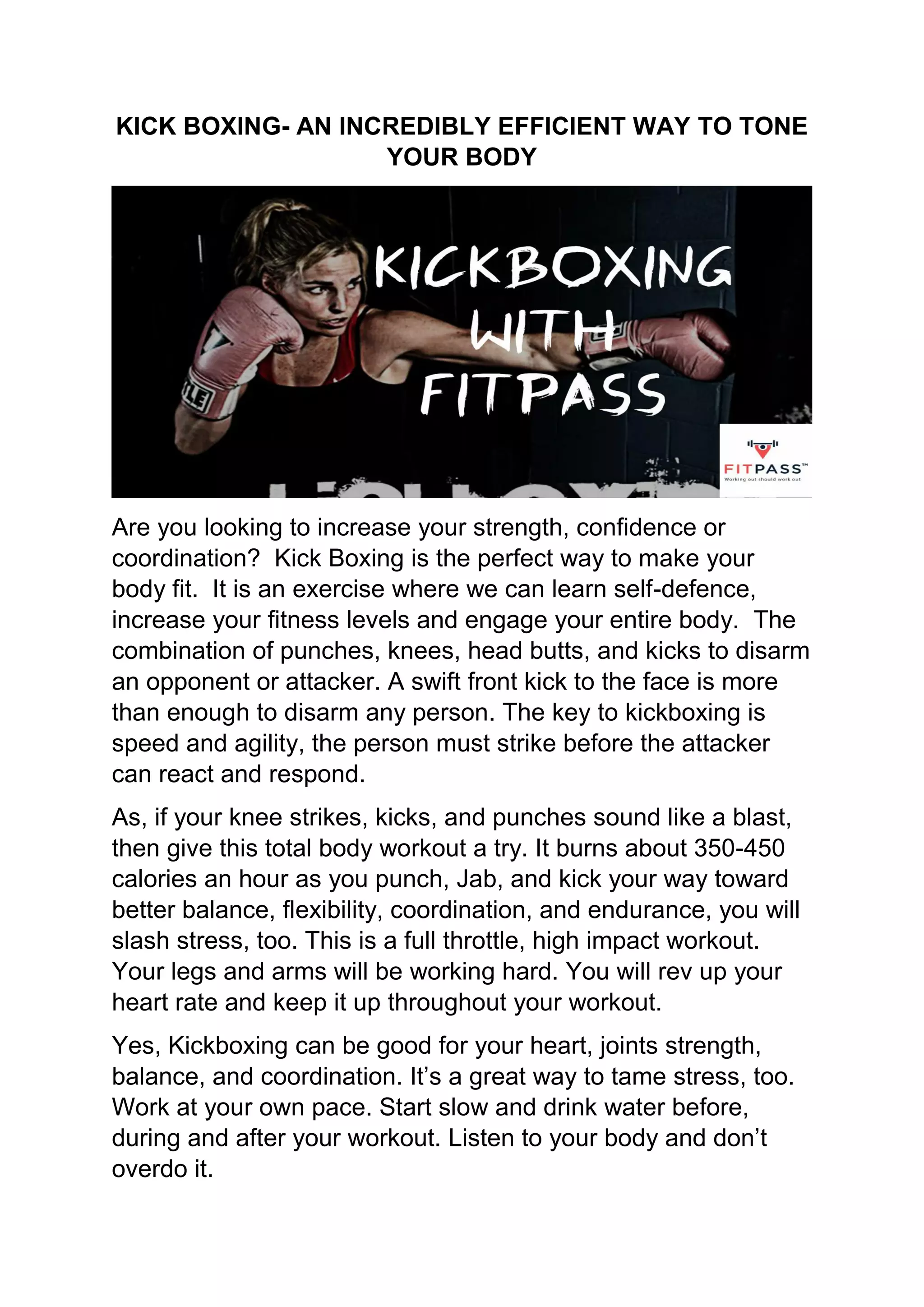 Kick boxing | PDF | Martial Arts | Sports
