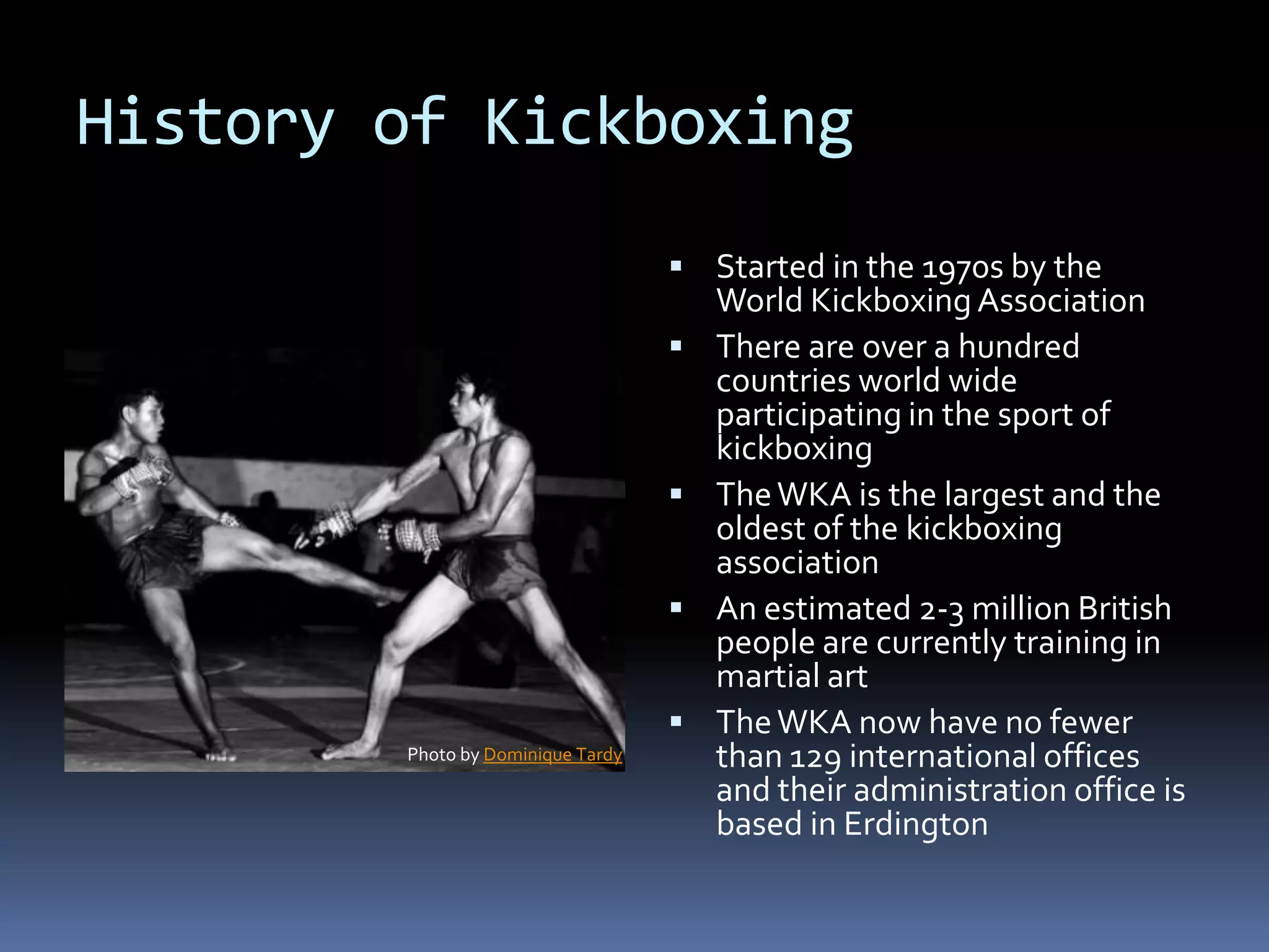 Kickboxing - Presentation | PPTX