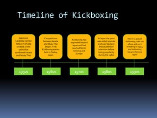 Kickboxing - Presentation | PPTX