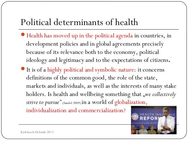 Ilona Kickbusch, Governance for health, wellbeing and sustainability