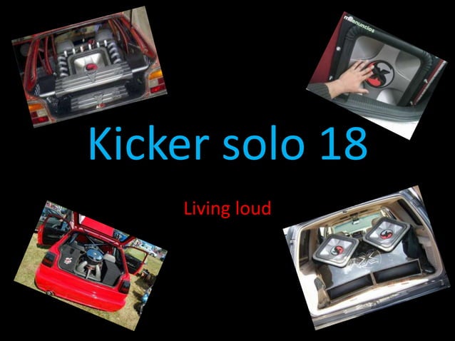 Kicker solo 18 | PPTX