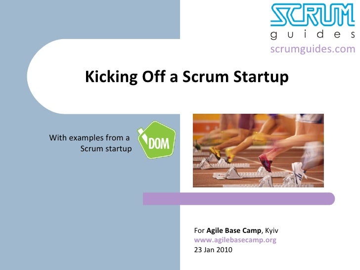Kicking Off A Scrum Startup