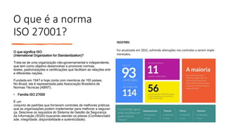 Kickoff-ISO 27001 motivos e como implementar | PPTX