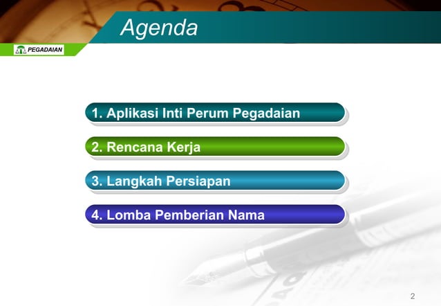 Aplikasi Inti Perum Pegadaian | PPT