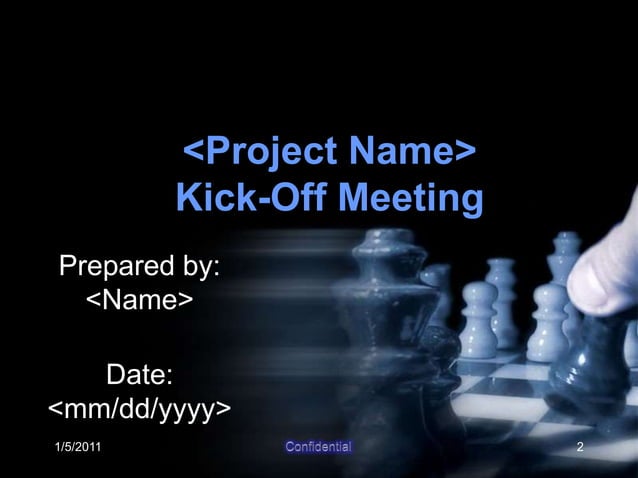 Kick Off Meeting Presentation | PPTX