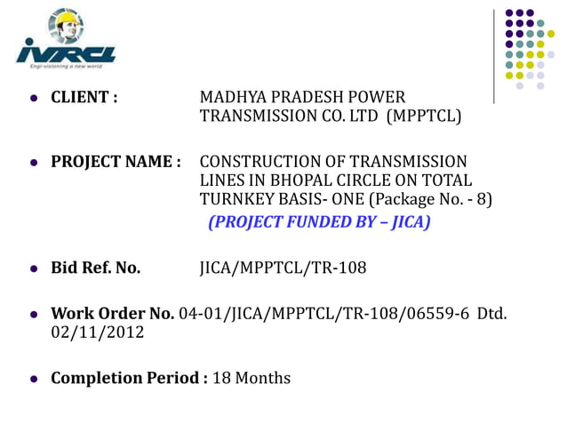 Kick Off MPPTCL-TR-108.pdf mpptcl transmision line 132 kv project | PDF