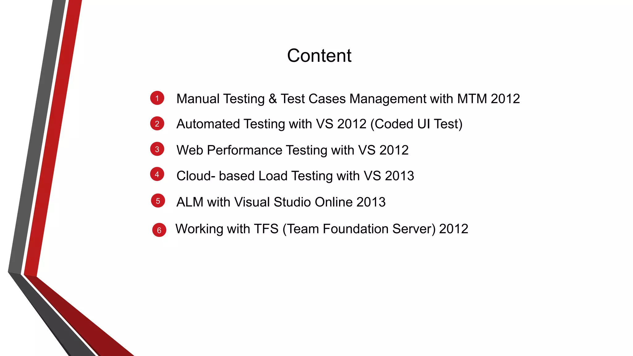 Testing with Microsoft Technologies - Kick Off Session | PPT