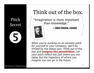 Kickstart: Seven Secrets to a Powerful 30-Second Elevator Pitch by ...