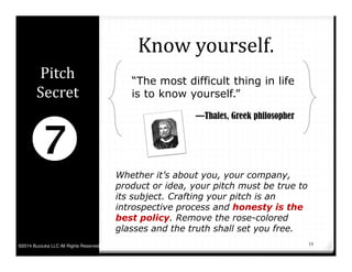 Kickstart: Seven Secrets to a Powerful 30-Second Elevator Pitch by ...