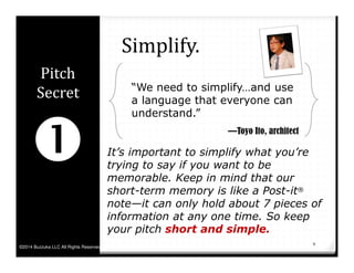 Kickstart: Seven Secrets to a Powerful 30-Second Elevator Pitch by ...