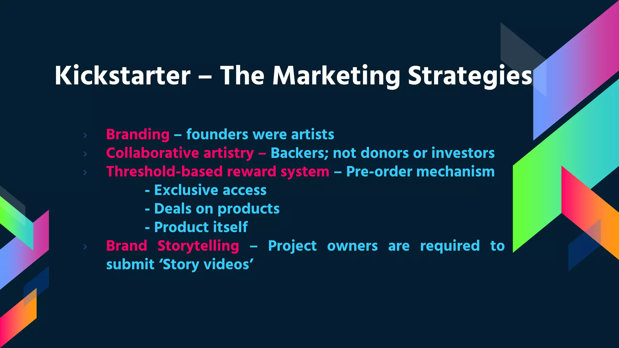 Kickstarter - The crowdfunding breakthrough | PPTX