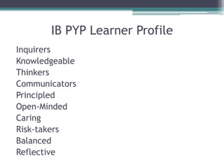 KICS 2014 PYP Exhibition | PPT