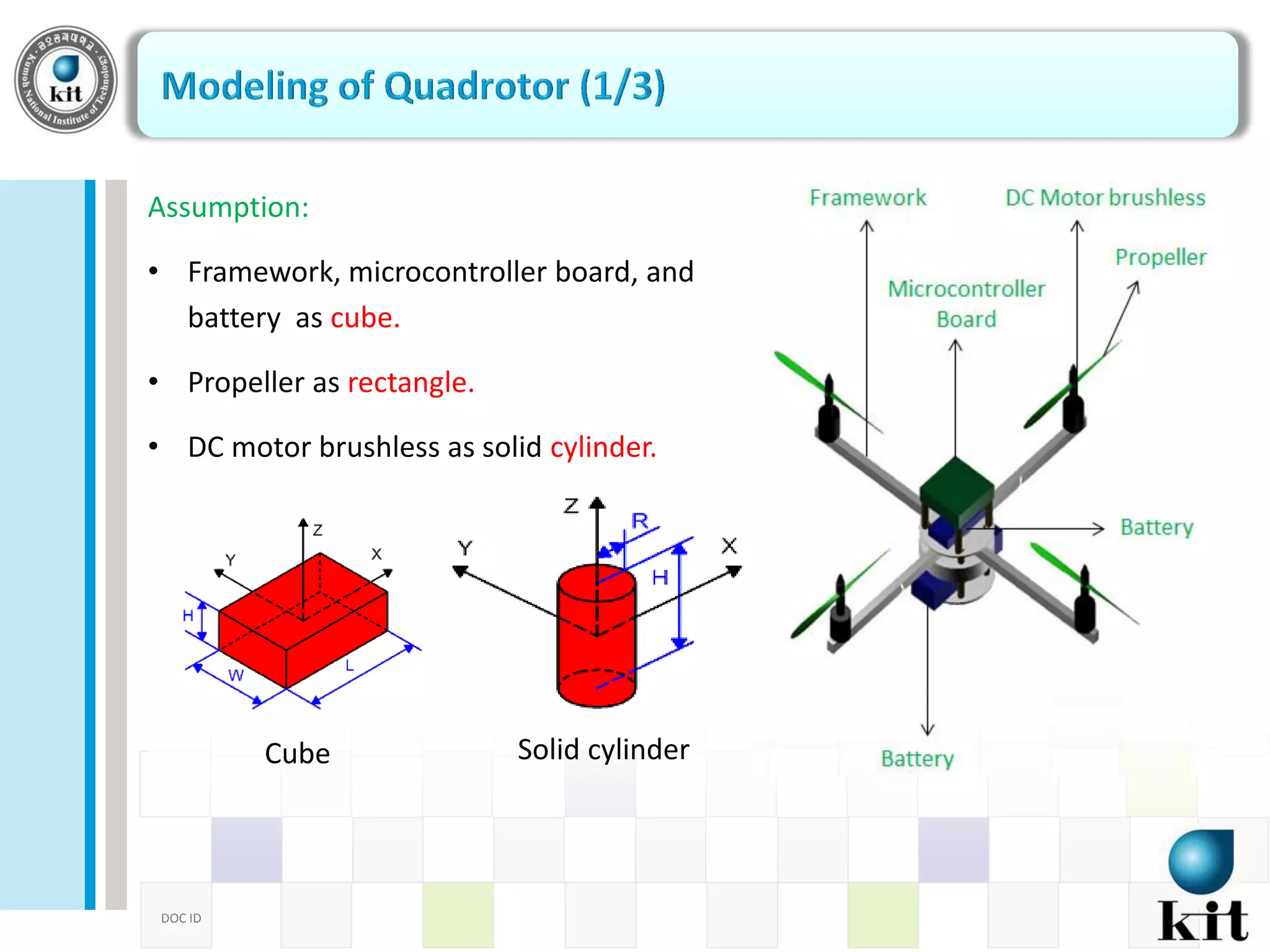 Modeling and Roll, Pitch and Yaw Simulation of Quadrotor. | PDF