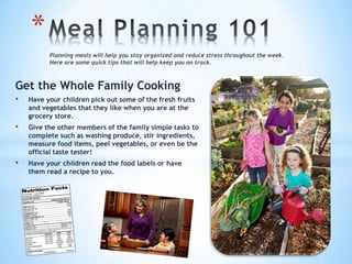 Kid-friendly cooking | PDF