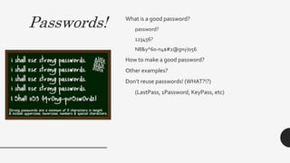 Online Security for Kids | PPTX