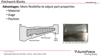 LIGHTWEIGHT SHEET METAL FOR THE AUTOMOTIVE INDUSTRY | PPT