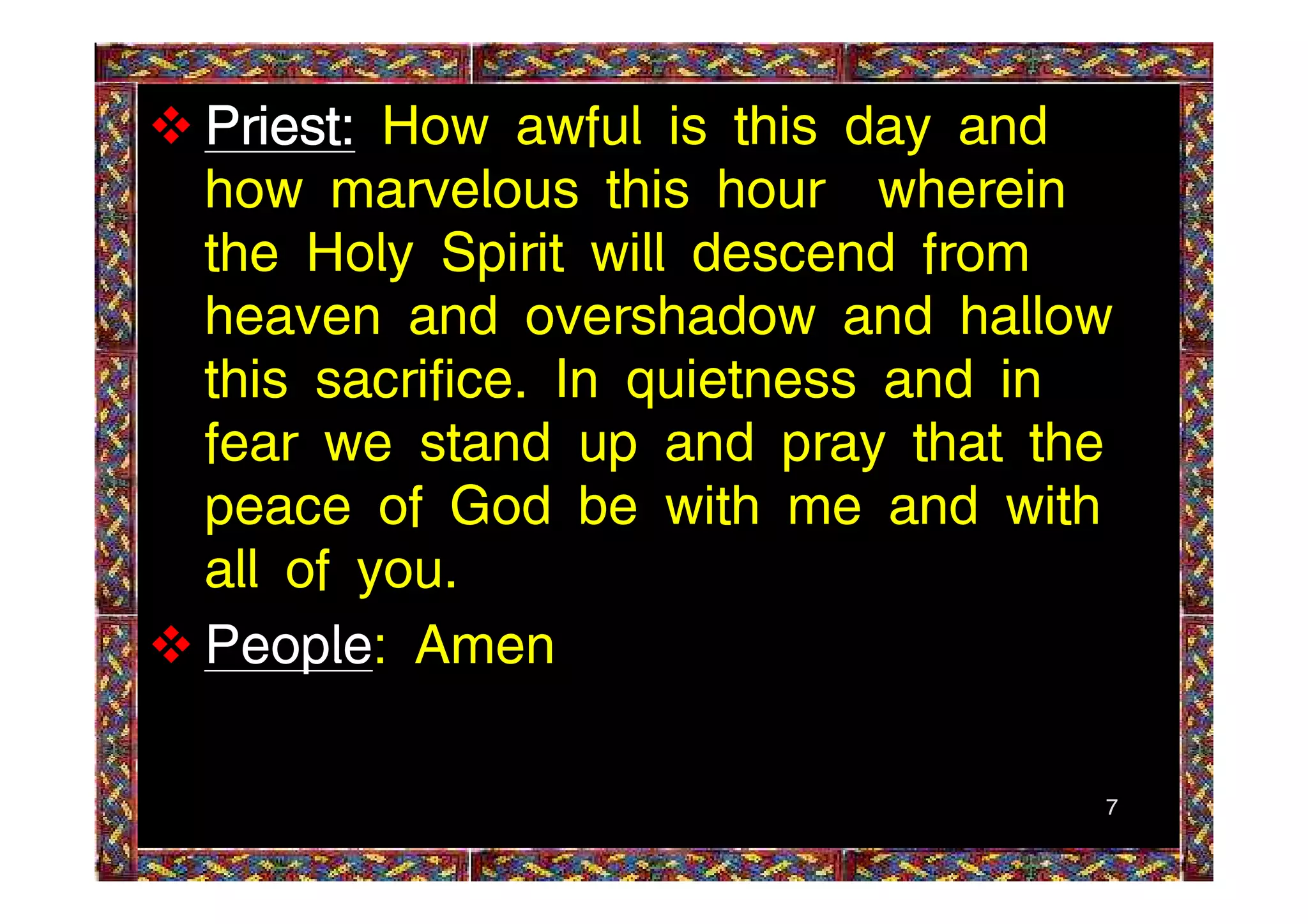 ስርዓተ ቅዳሴ (Kidase english-tigrinya-geez) | PDF