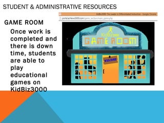Kidbiz3000: The Leader in Differentiated Instruction | PPT