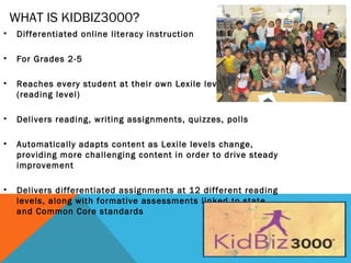 Kidbiz3000: The Leader in Differentiated Instruction | PPT