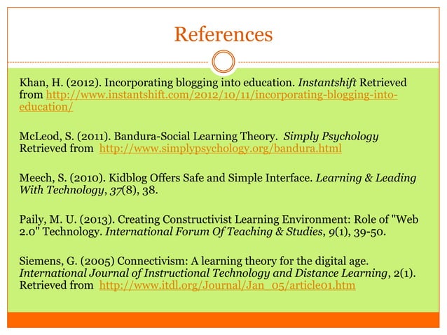 Kidblog: A great instructional tool for today's students | PPT