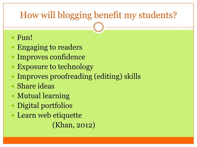 Kidblog: A great instructional tool for today's students | PPT