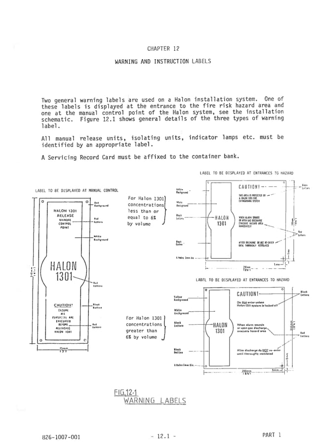 Kidde halon manual | PDF